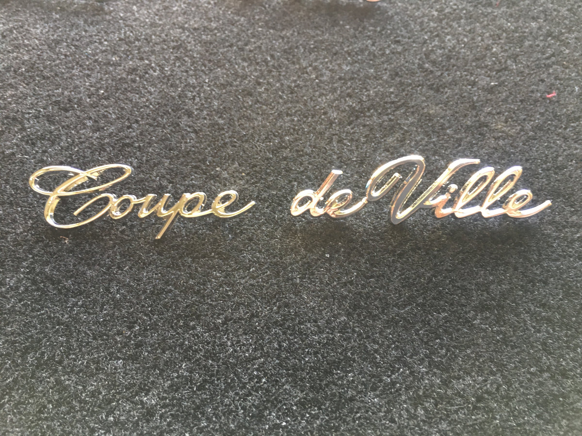 1965 to 1970 Coupe deVille Script – McVey's Cadillac